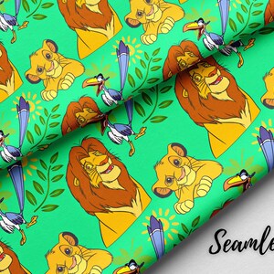 Lion King Seamless Papers Lion Theme Digital Papers Simba - Etsy