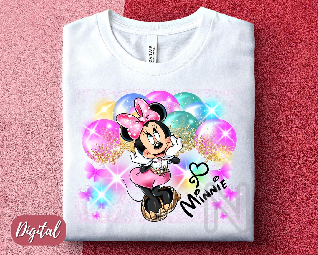 Minnie Mouse Sublimation PNG, Birthday Girl Shirt, Minnie T-shirt ...