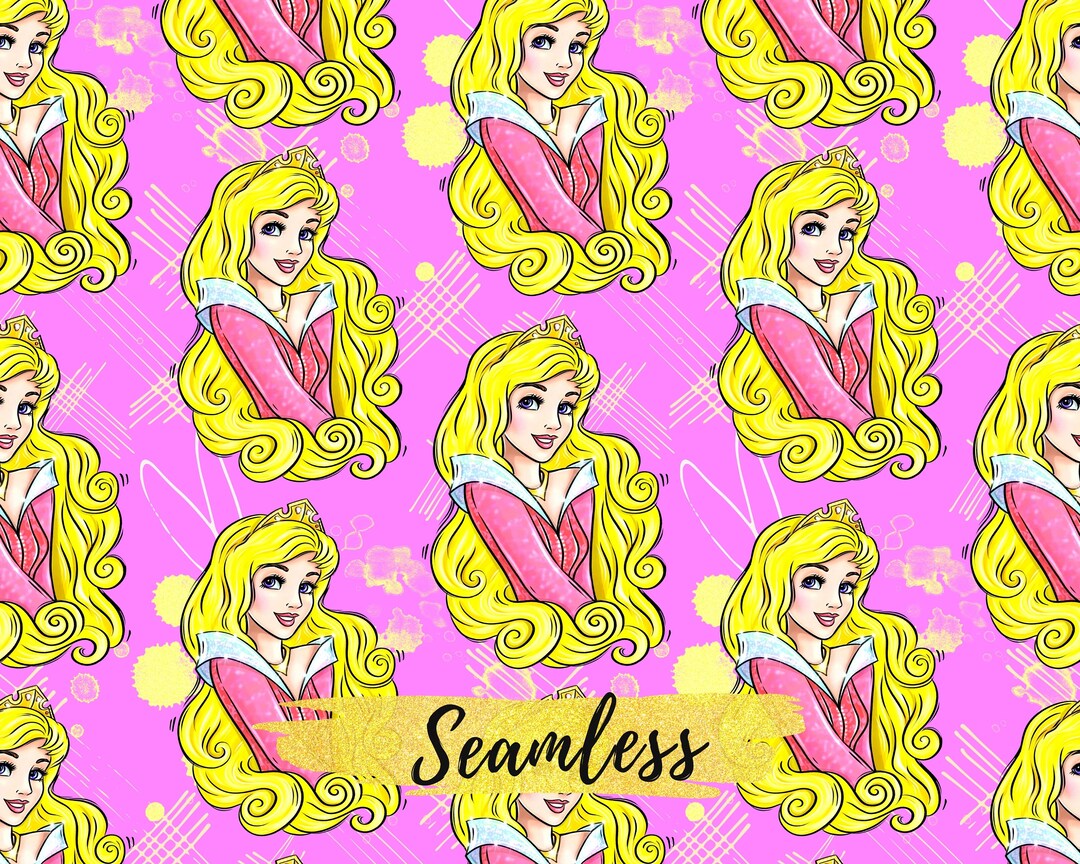 Sleeping Beauty Seamless Papers, Princess Aurora Digital Papers, Aurora ...