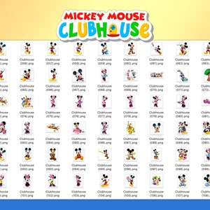 Mickey Clubhouse Clipart PNG, Mickey Party Theme, Mouse Friends, Mickey ...