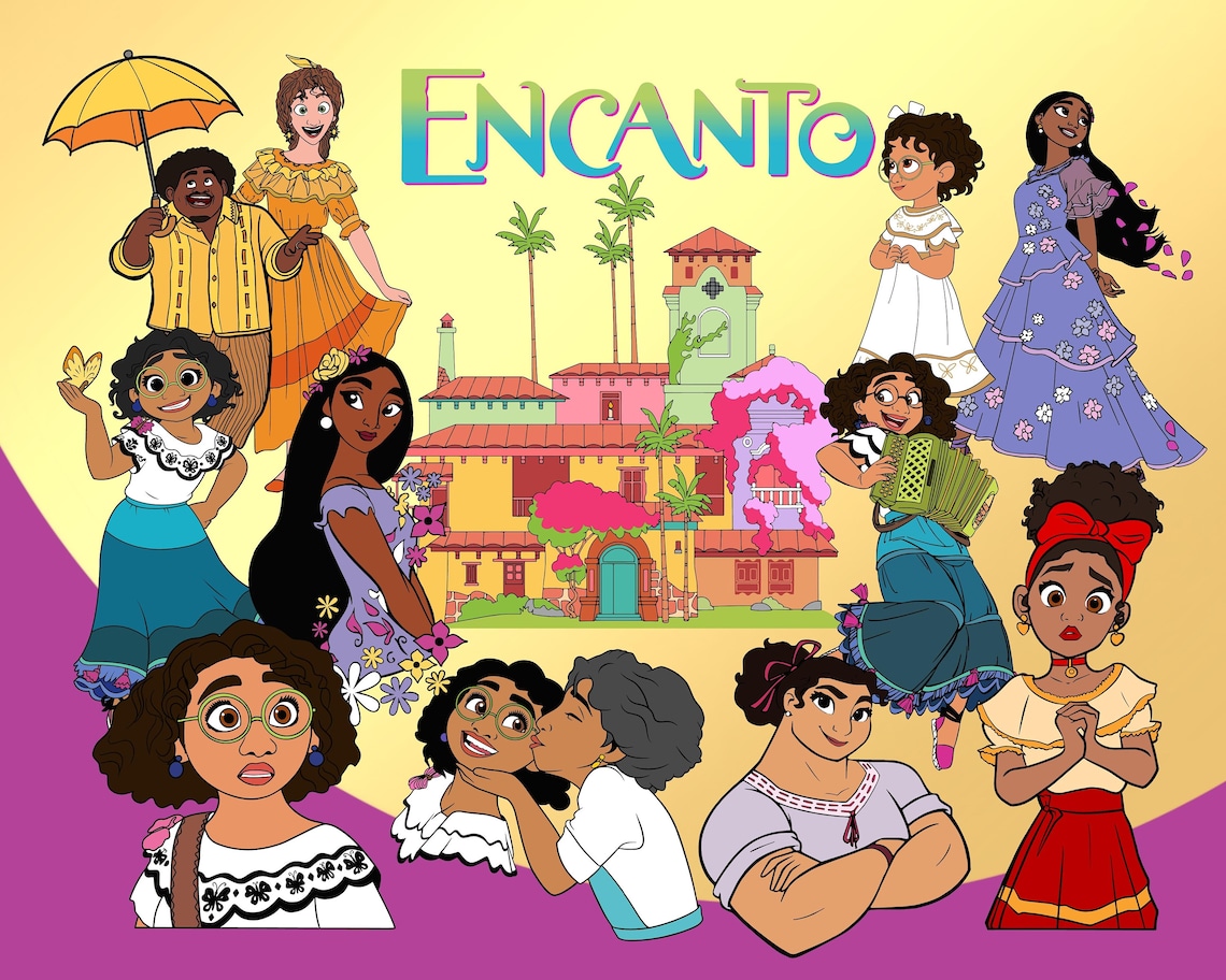 Encanto SVG Bundle Encanto Layered SVG Encanto Clipart PNG - Etsy