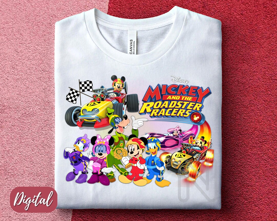 Mickey and Roadster Racers Sublimation PNG Mickey Car Racers - Etsy