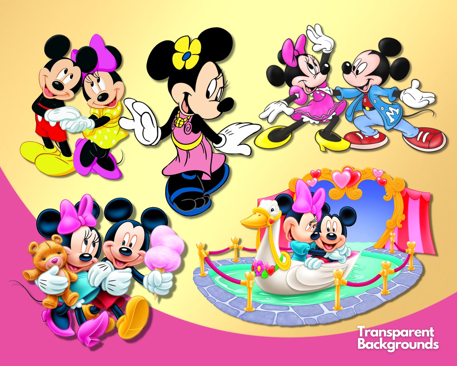 Minnie Mouse Pink Clipart PNG, Minnie Mouse Gifts, Minnie Shirt ...
