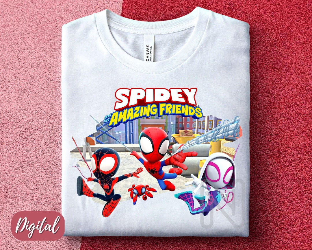 Spidey and His Amazing Friends Sublimation PNG, Spidey Birthday Party ...