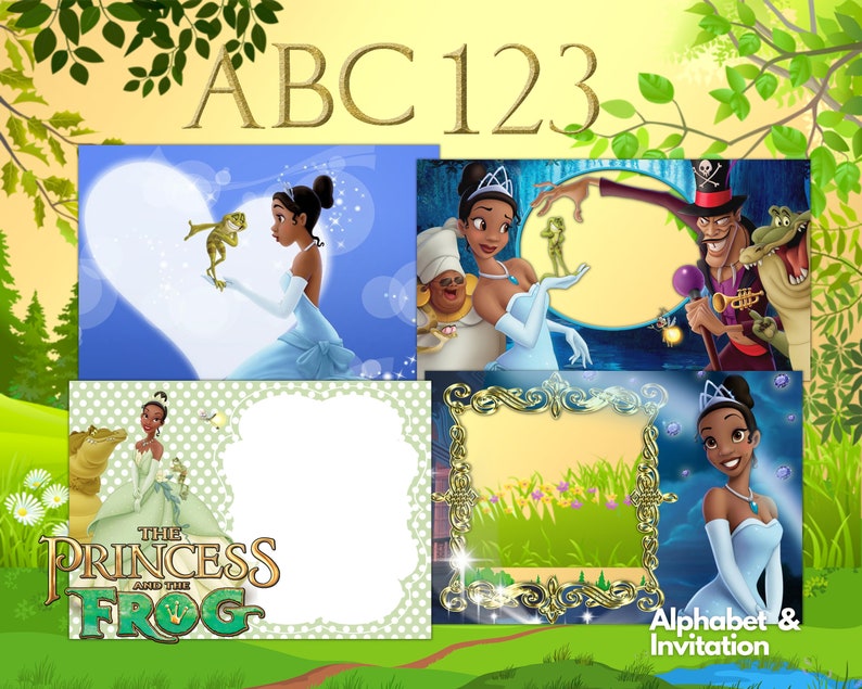 Princess and the Frog Clipart PNG, Tiana Clipart, Princess and Frog ...