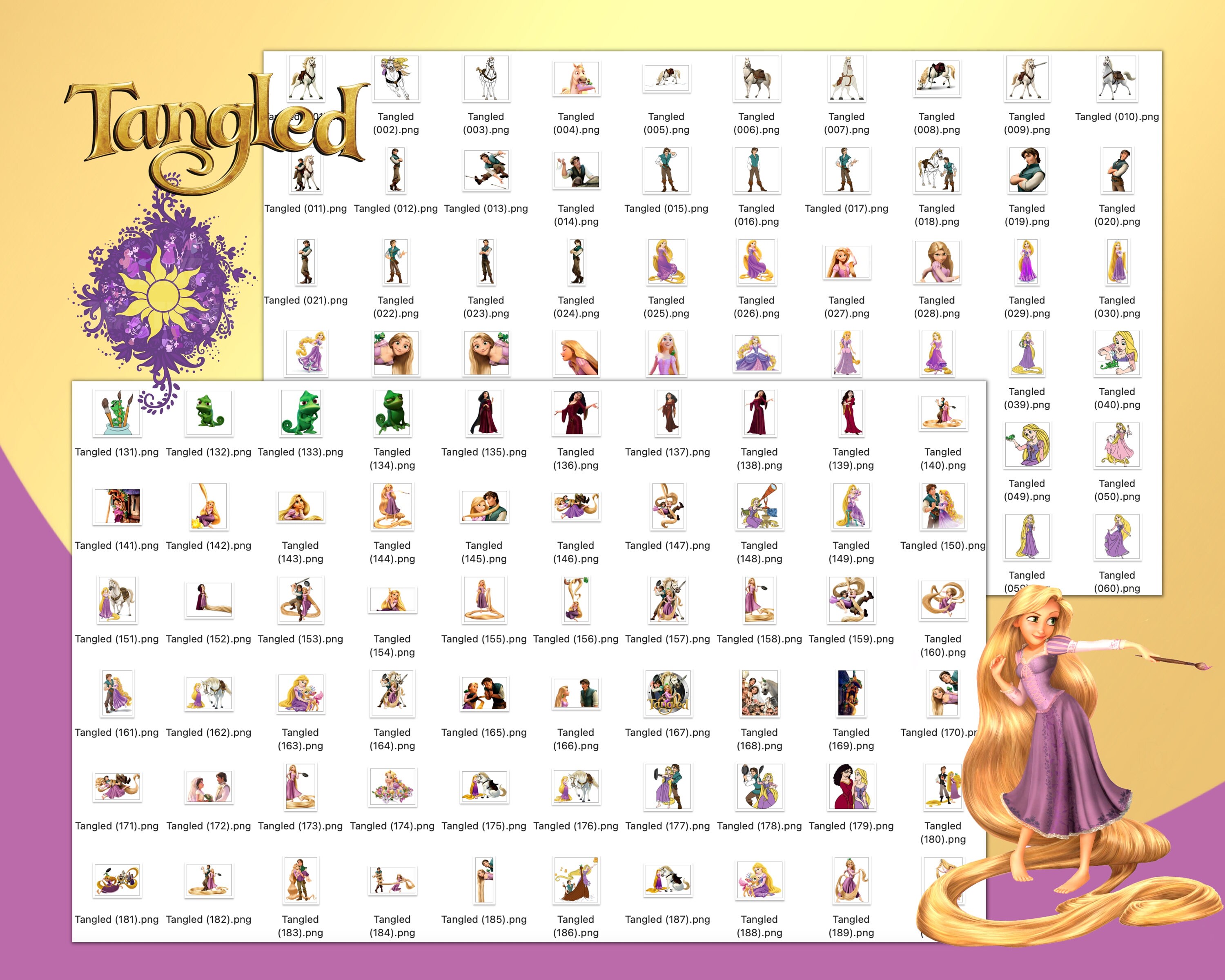 Tangled Clipart PNG Tangled Layered SVG Flynn Rider - Etsy Australia