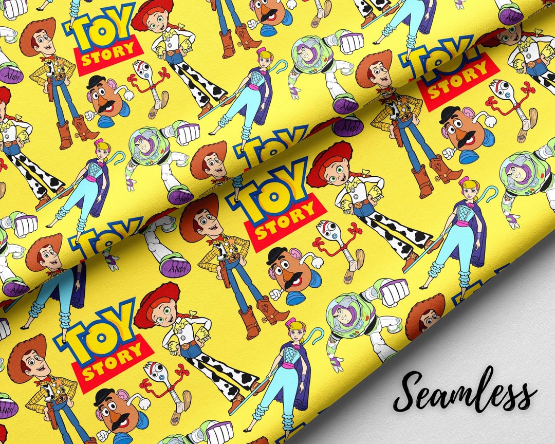 Toy Story Seamless Papers Woody Digital Papers Buzz - Etsy