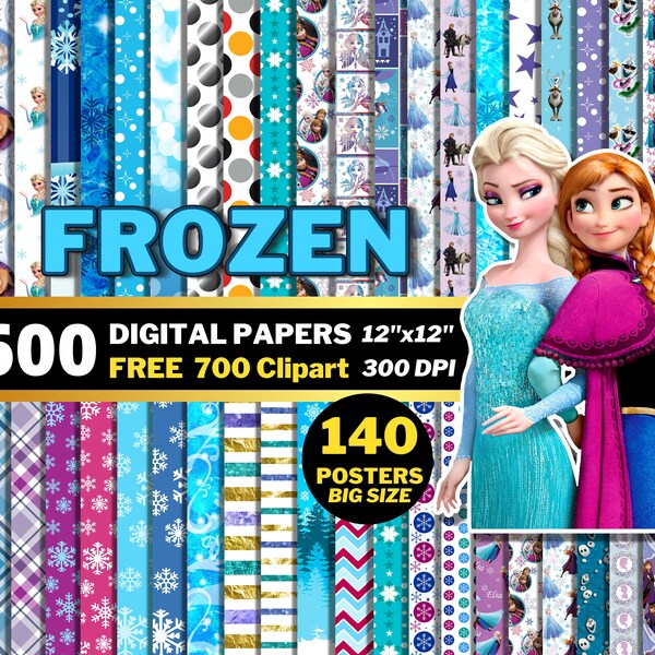 Frozen Clipart - Etsy