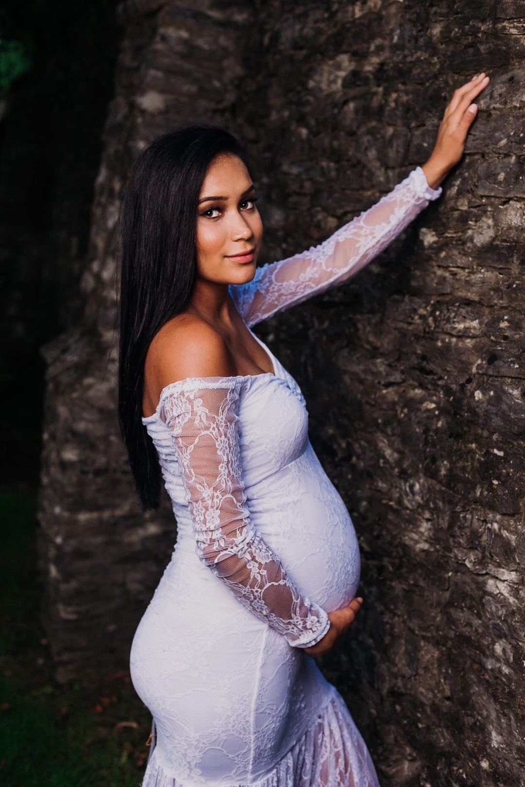 Full Lace Mermaid Style Maternity Gown Etsy