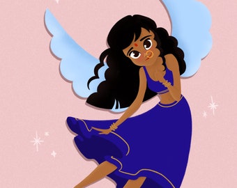 Indian Princess Art Print - Etsy