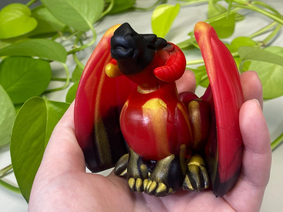 Dragon Squishy Toy Sculpture Taba Desk Toy Handmade Sculpture Sensory ...