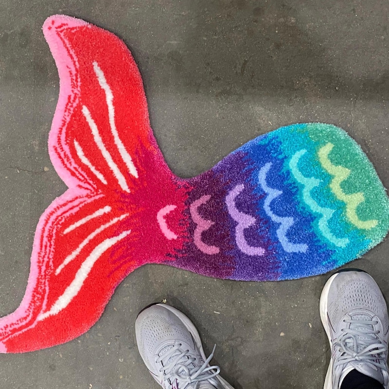Mermaid Area Rug - Etsy