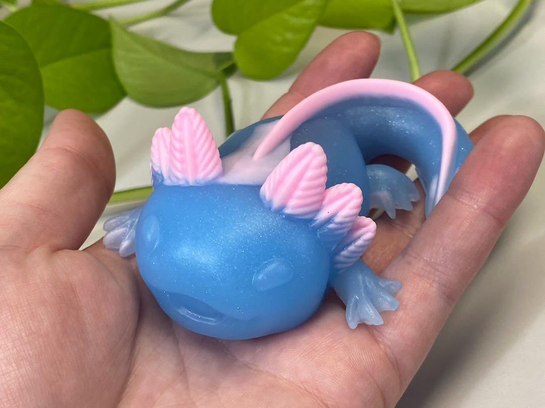 Axolotl Squishy Toy Sculpture Taba Desk Toy Handmade Sculpture Sensory ...