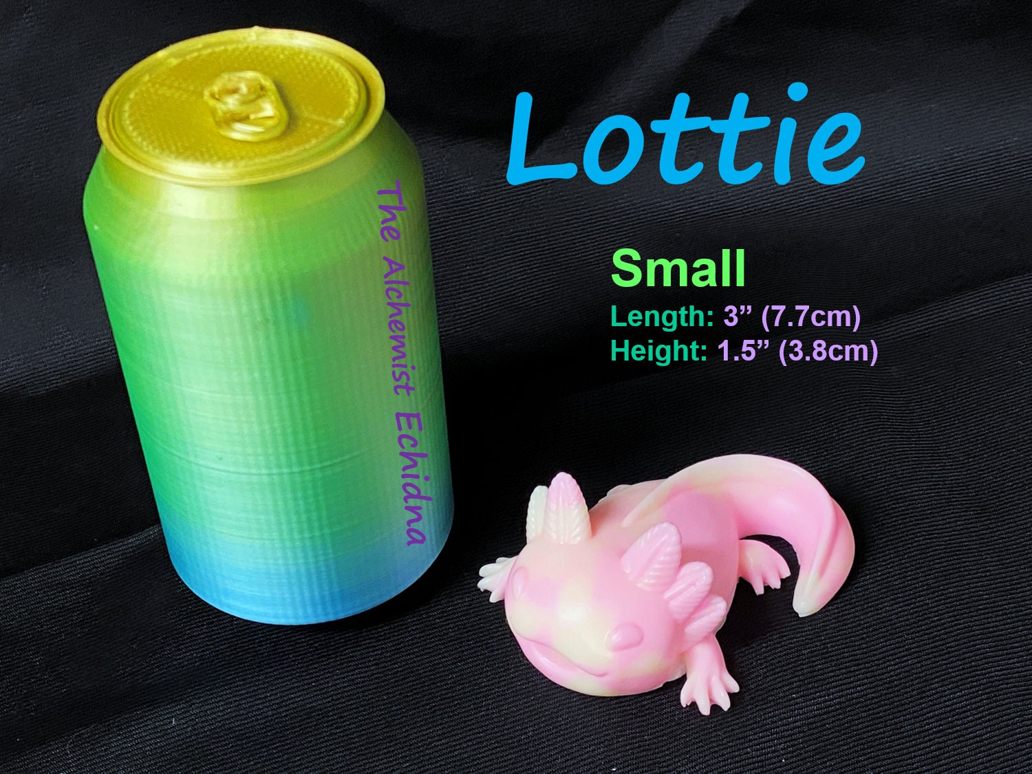 Axolotl Fidget Toy Squishy Toy Silicone Lottie Made to Order Custom ...