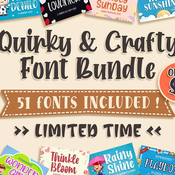 Quirky Script - Etsy