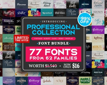 Fonts Bundle , Cricut Fonts, Procreate Fonts, Canva Fonts, Handwritten ...