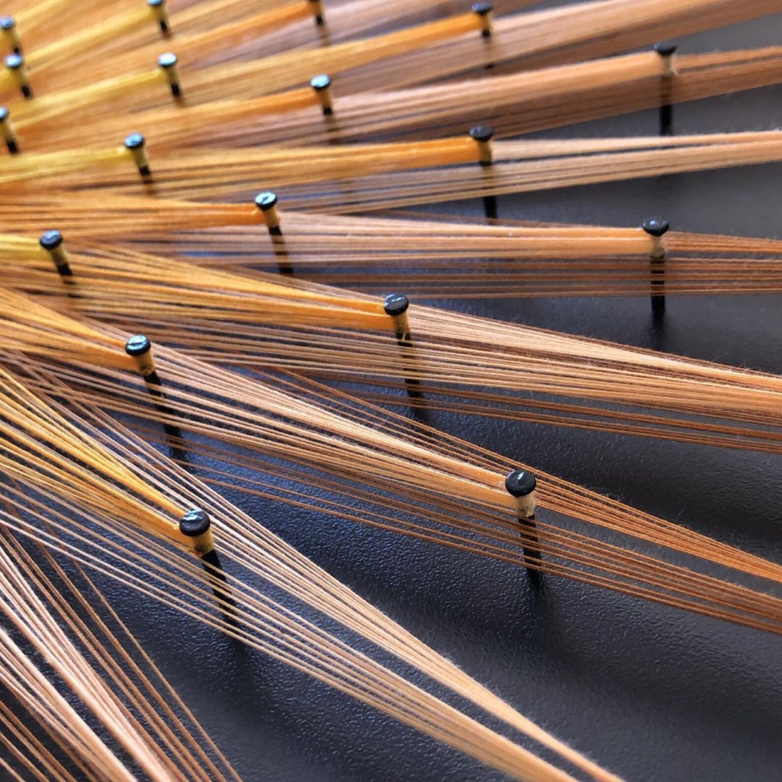 String Art Wall Hanging, String Art Mandala, Cotton Anniversary, String ...