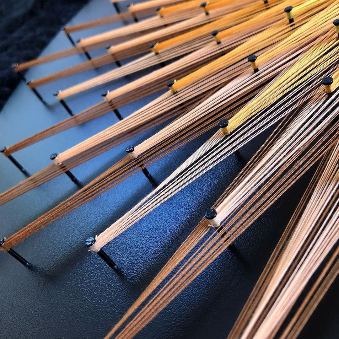 String Art Wall Hanging, String Art Mandala, Cotton Anniversary, String ...