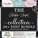 The Ultimate 20 Modern Fonts Bundle, Cursive Font Bundle, Script Fonts, Canva Font, Procreate ...