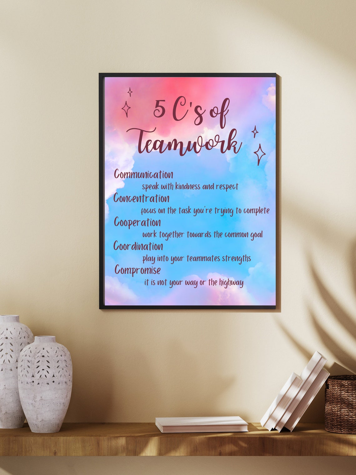 5 C's of Teamwork | Etsy