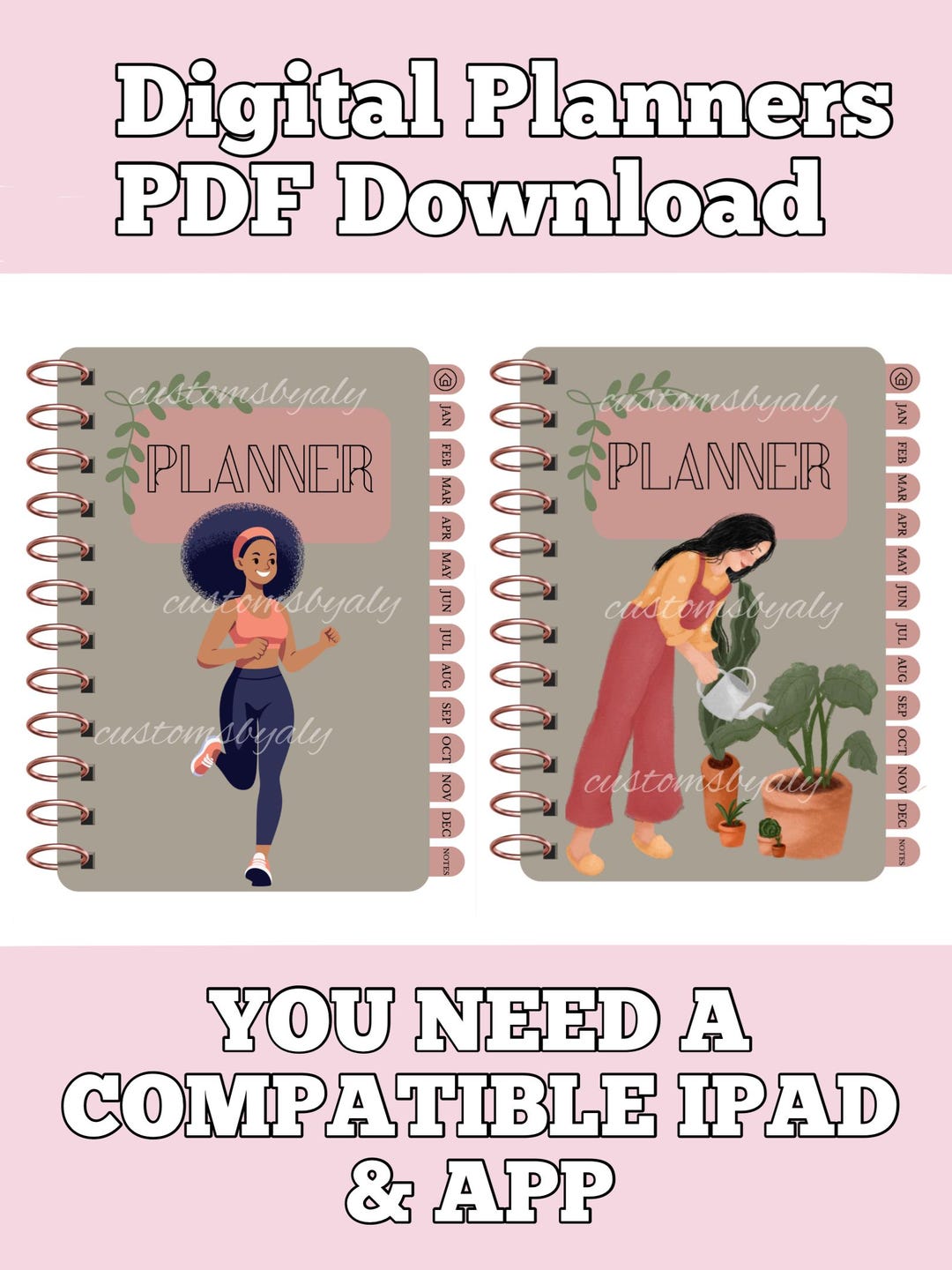 Earthy Digital Planner | 2025 Goodnotes iPad Planner | Plant Inspired ...