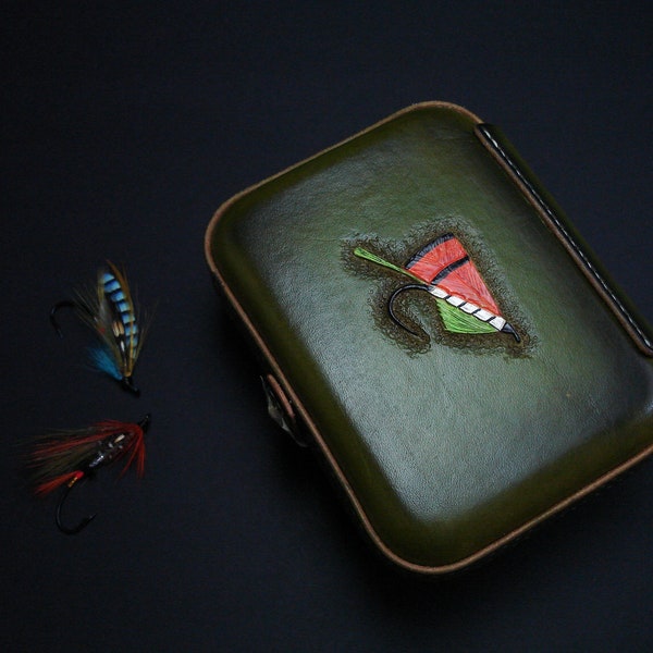 Leather Fly Box - Etsy