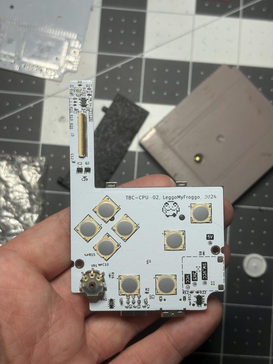 Tad Boy Color Motherboard populated & Ribbon Cable White - Etsy