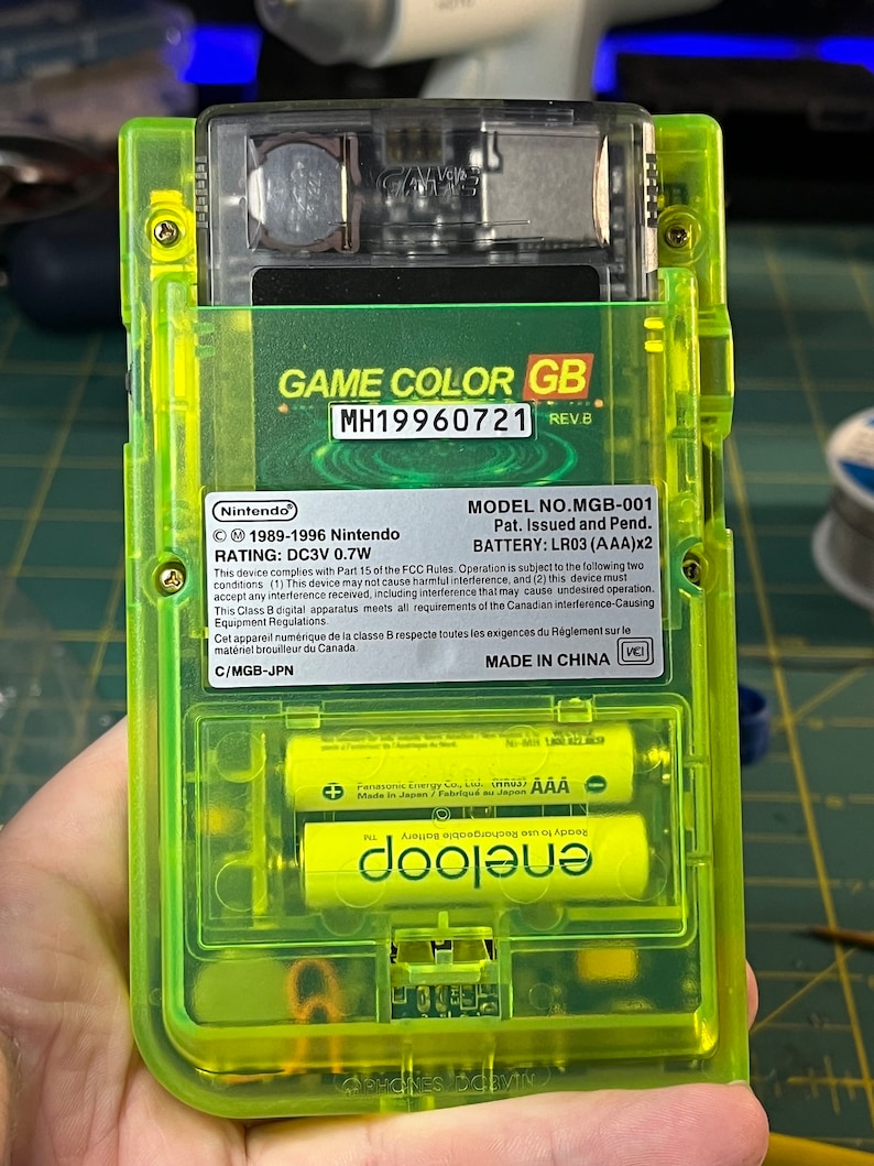 Nintendo Game Boy Pocket Color - Premium Restored - Black N64freak ...