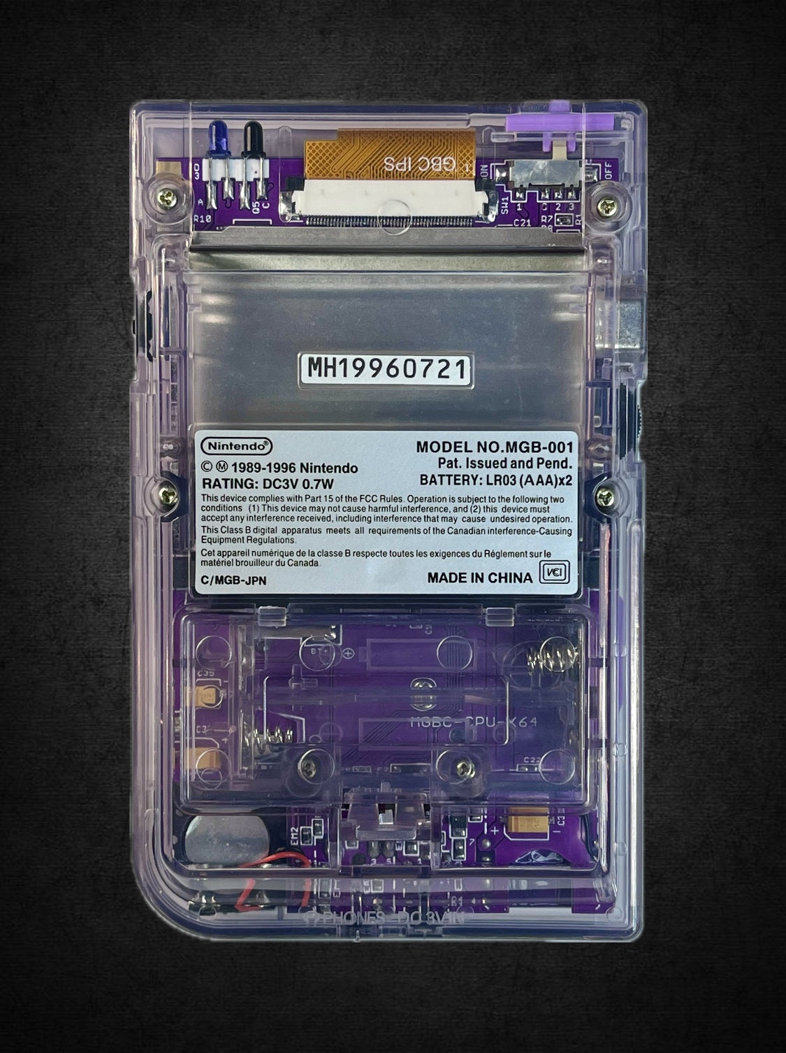 Nintendo Game Boy Pocket Color Premium Restored Purple N64freak ...