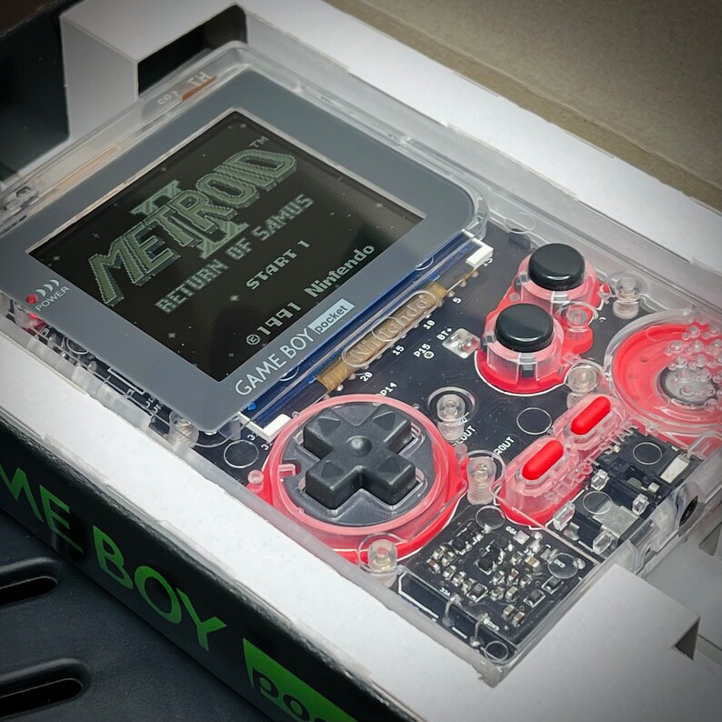 Nintendo Game Boy Pocket Premium Restored IPS Black N64freak ...