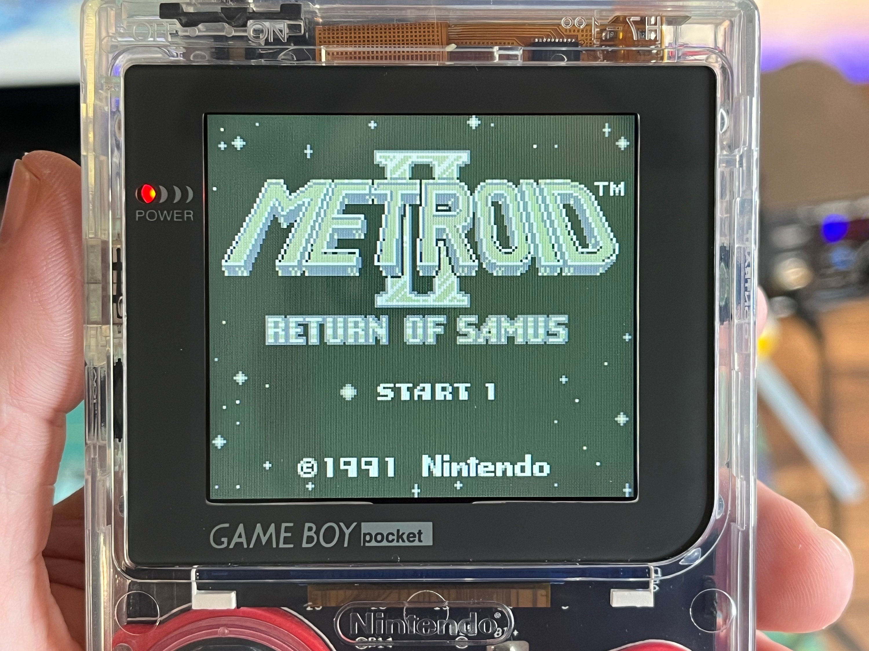 Nintendo Game Boy Pocket Premium Restored IPS Black N64freak ...