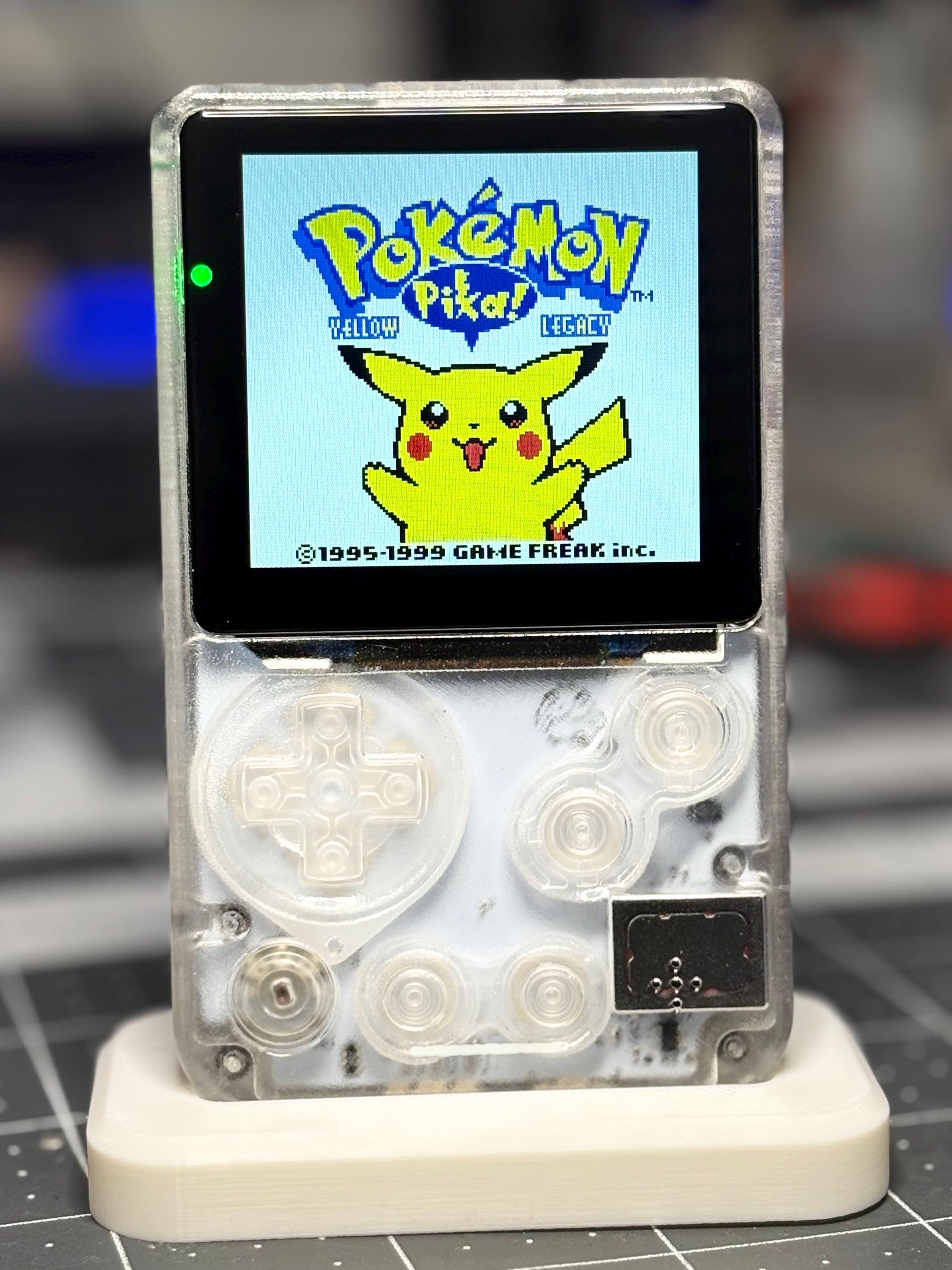 Nintendo Game Boy Color - Premium Restored - Clear 3D Printed - Tad Boy ...