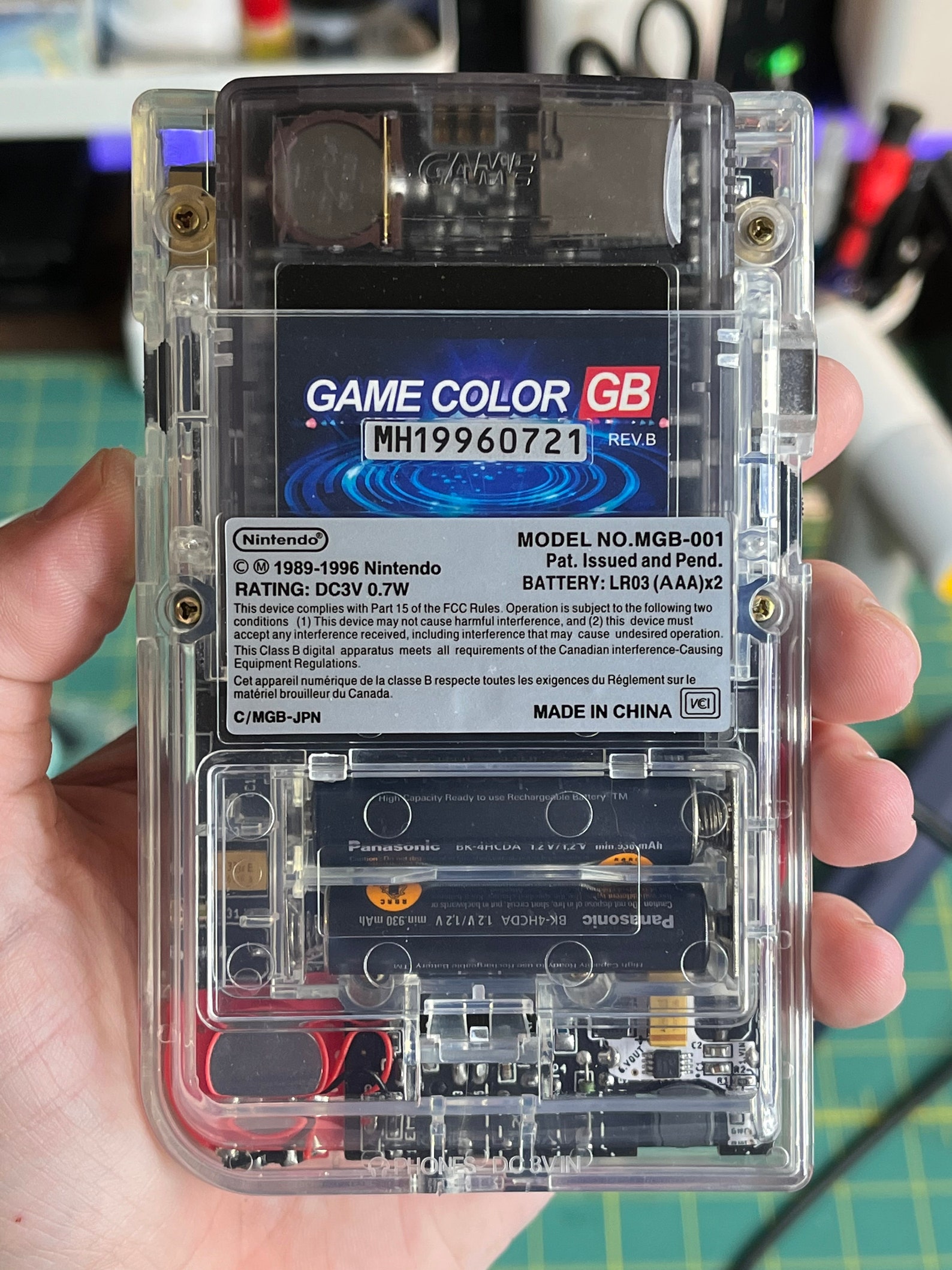 Nintendo Game Boy Pocket Premium Restored IPS Black N64freak ...