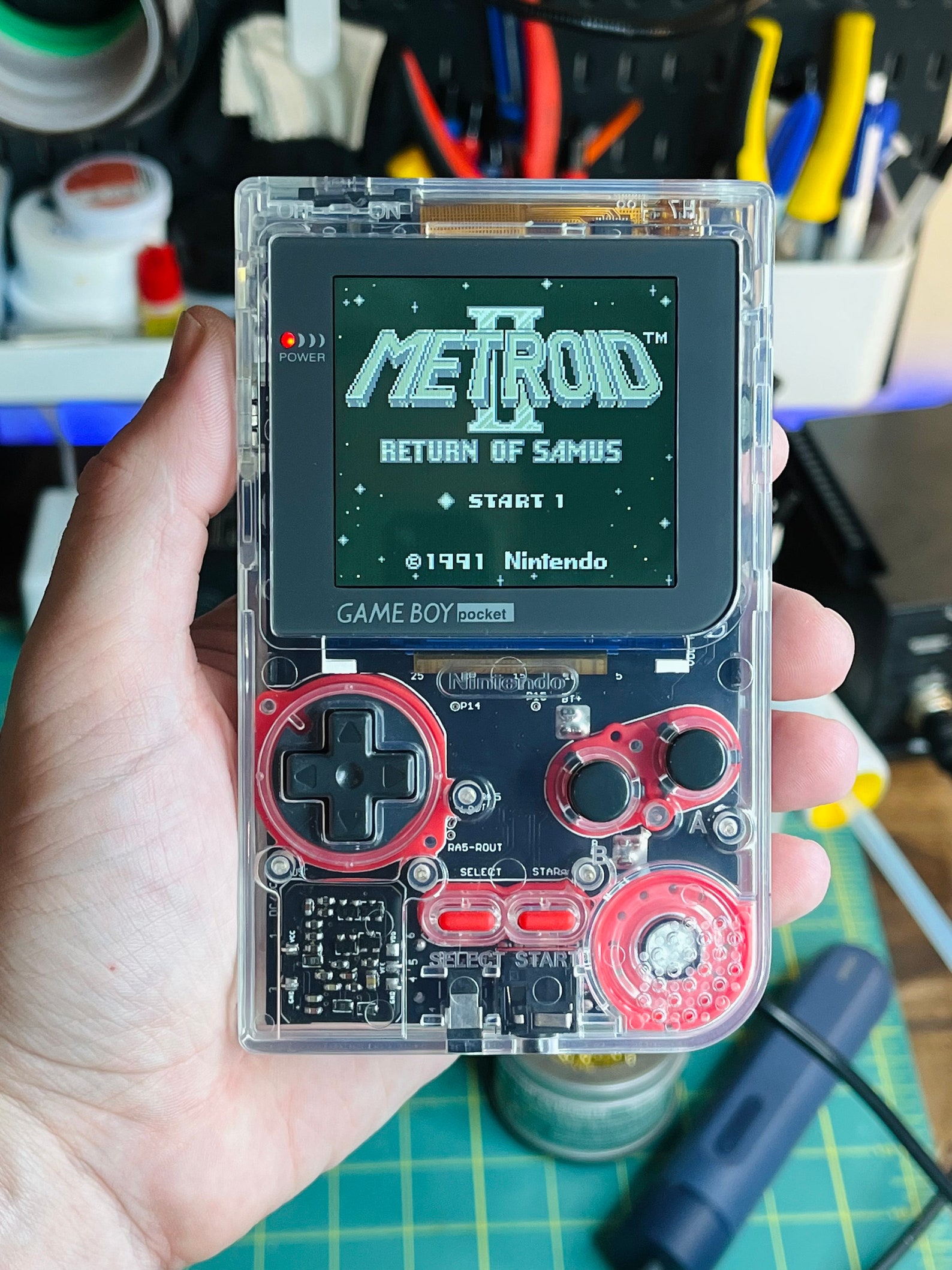 Nintendo Game Boy Pocket Premium Restored IPS Black N64freak ...