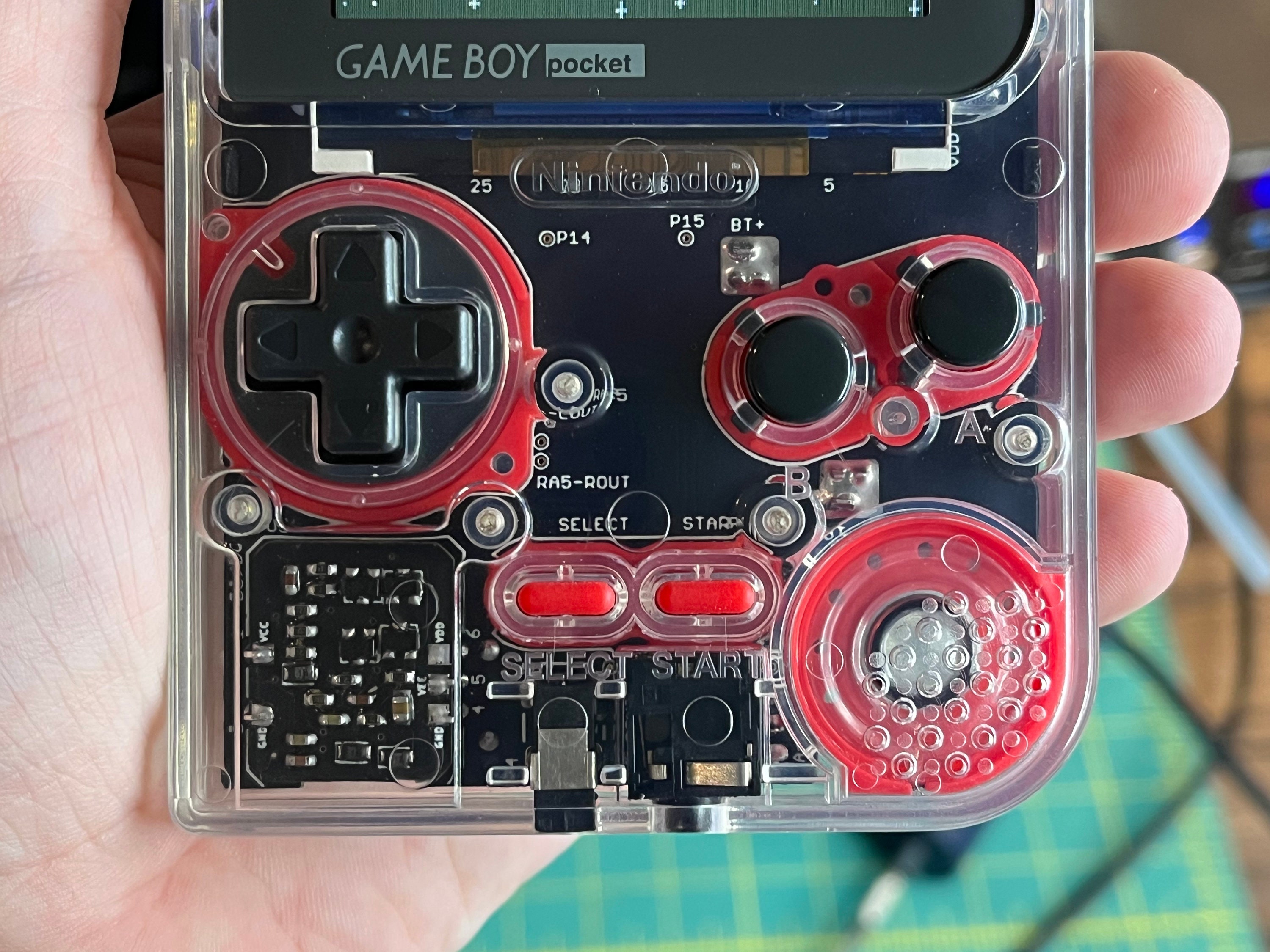 Nintendo Game Boy Pocket Premium Restored IPS Black N64freak ...