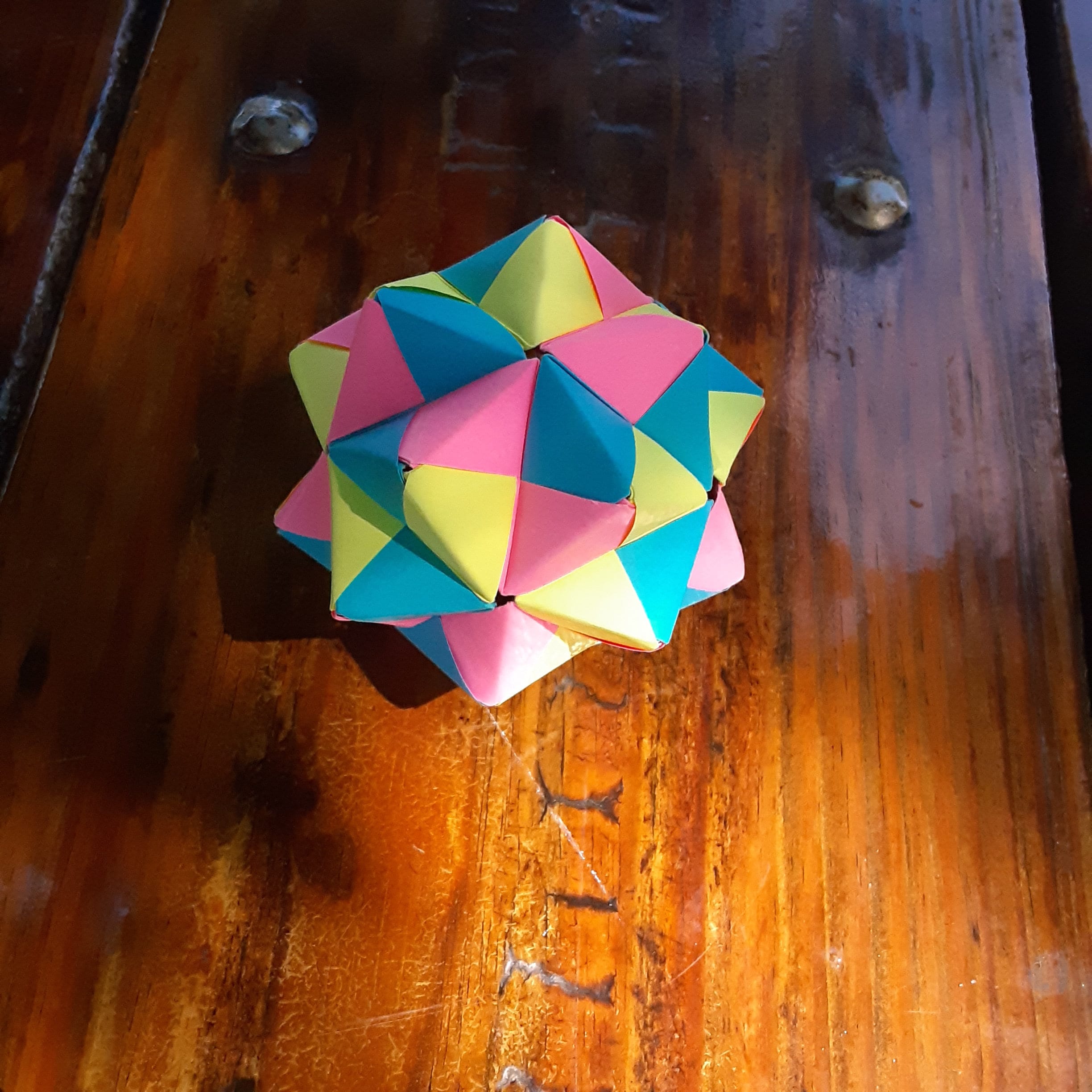 Sonobe Kusudama | Origami Decoration | Gender Reveal Ideas | Origami ...