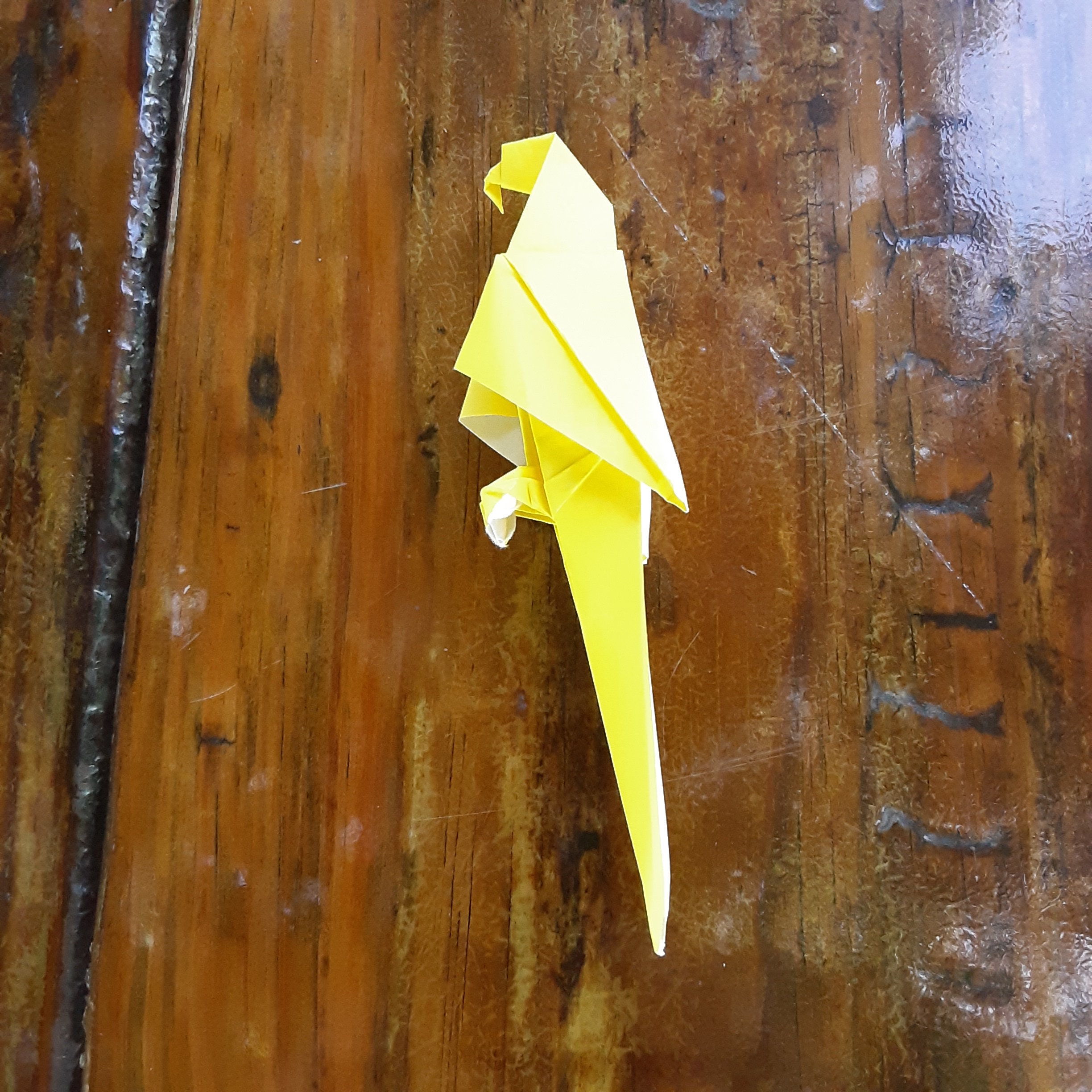 Origami Craft Parrots Made From Paper Parrots Origami Decoration With ...