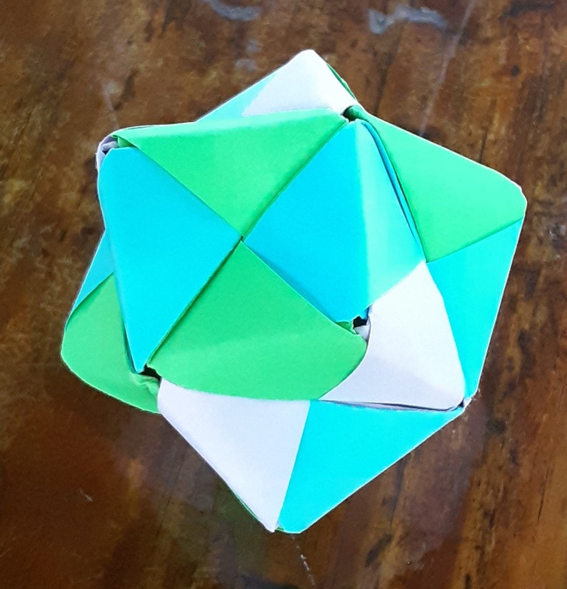 Sonobe Kusudama | Origami Decoration | Gender Reveal Ideas | Origami ...