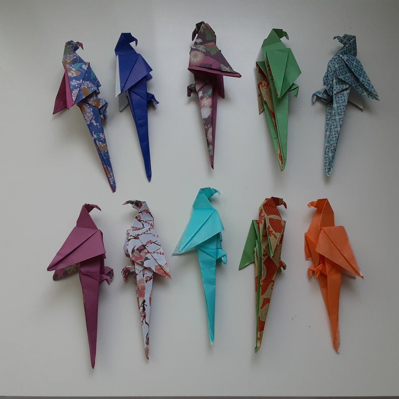 Origami Parrots Topping Wedding Shower Food or Gender Reveal Ideas ...