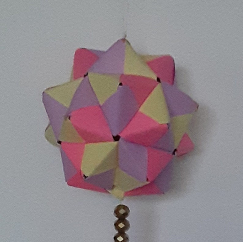 Sonobe Kusudama Line | Origami Decoration | Custom Colors | Kusudama ...