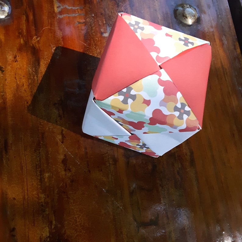 Big Sonobe Cube| Origami Decoration | Gender Reveal Ideas | Origami ...