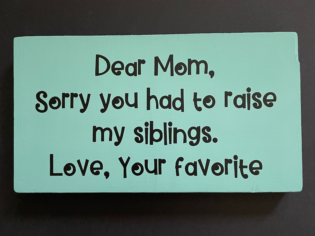 Mom Themed Funny Wood Sign - Etsy