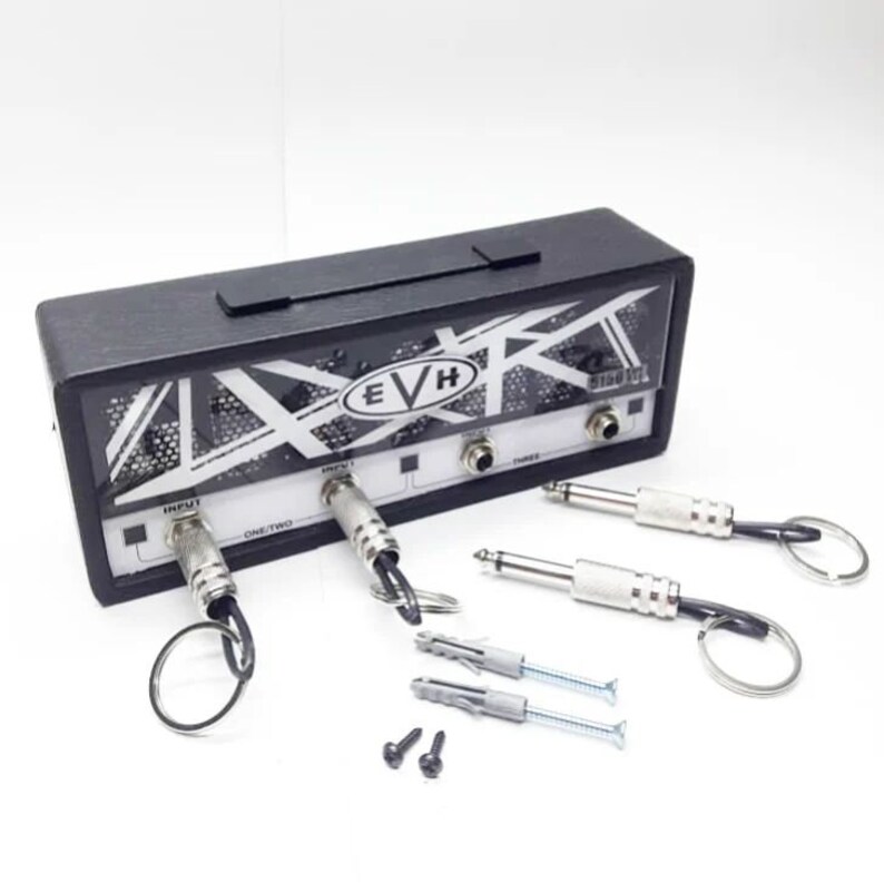Key Storage Plugin Guitar Plug Keychain Holder Jack Rack Vintage Amps ...