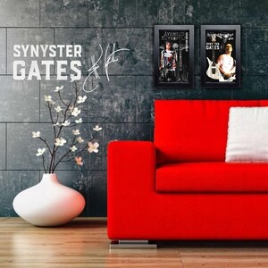 Shadowbox Frame Mini Guitar Replica Famous Band in the World With ...