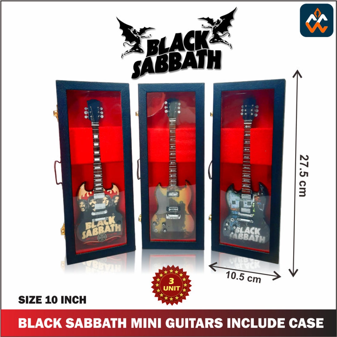Mini Guitar Replica Famous Band in the World With BLACK SABBATH Tribute ...