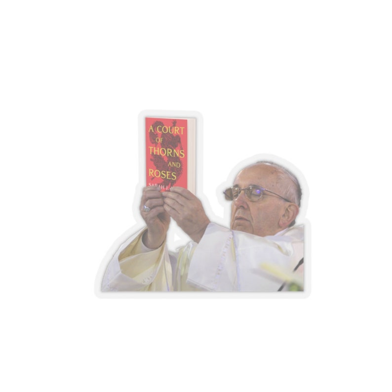 ACOTAR Bookish Pope Meme 3x3 Sticker for Kindle or Water Bottles - Etsy