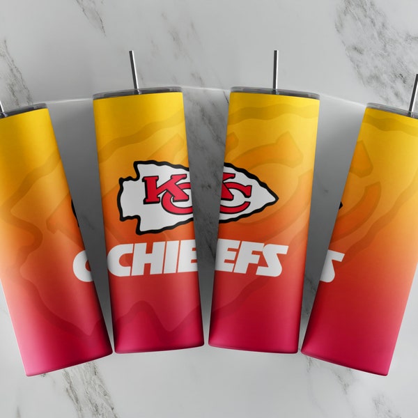 Kansas City Chiefs Glass Cups - Etsy
