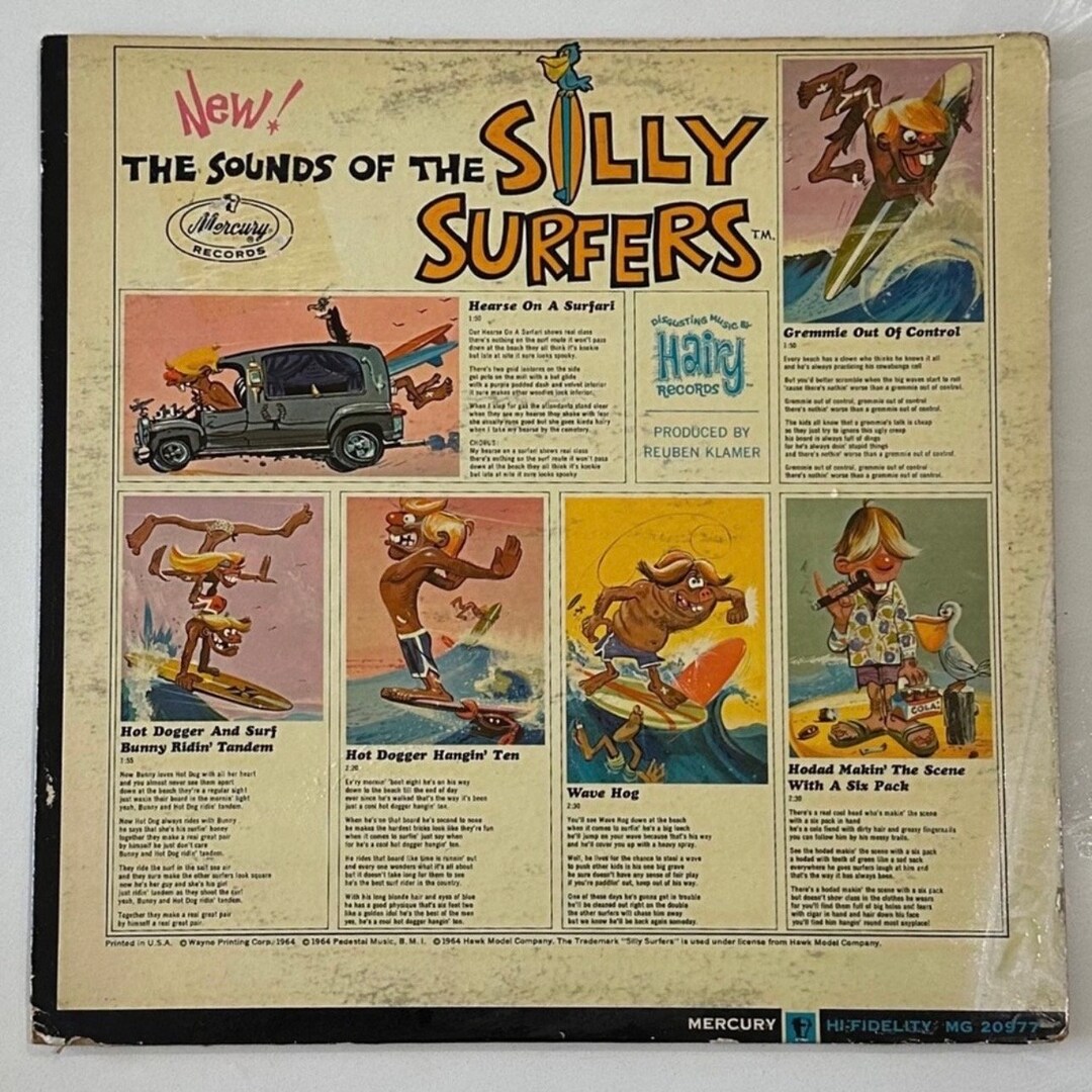 The Sounds of the Silly Surfers by the Silly Surfers LP Album Vintage ...