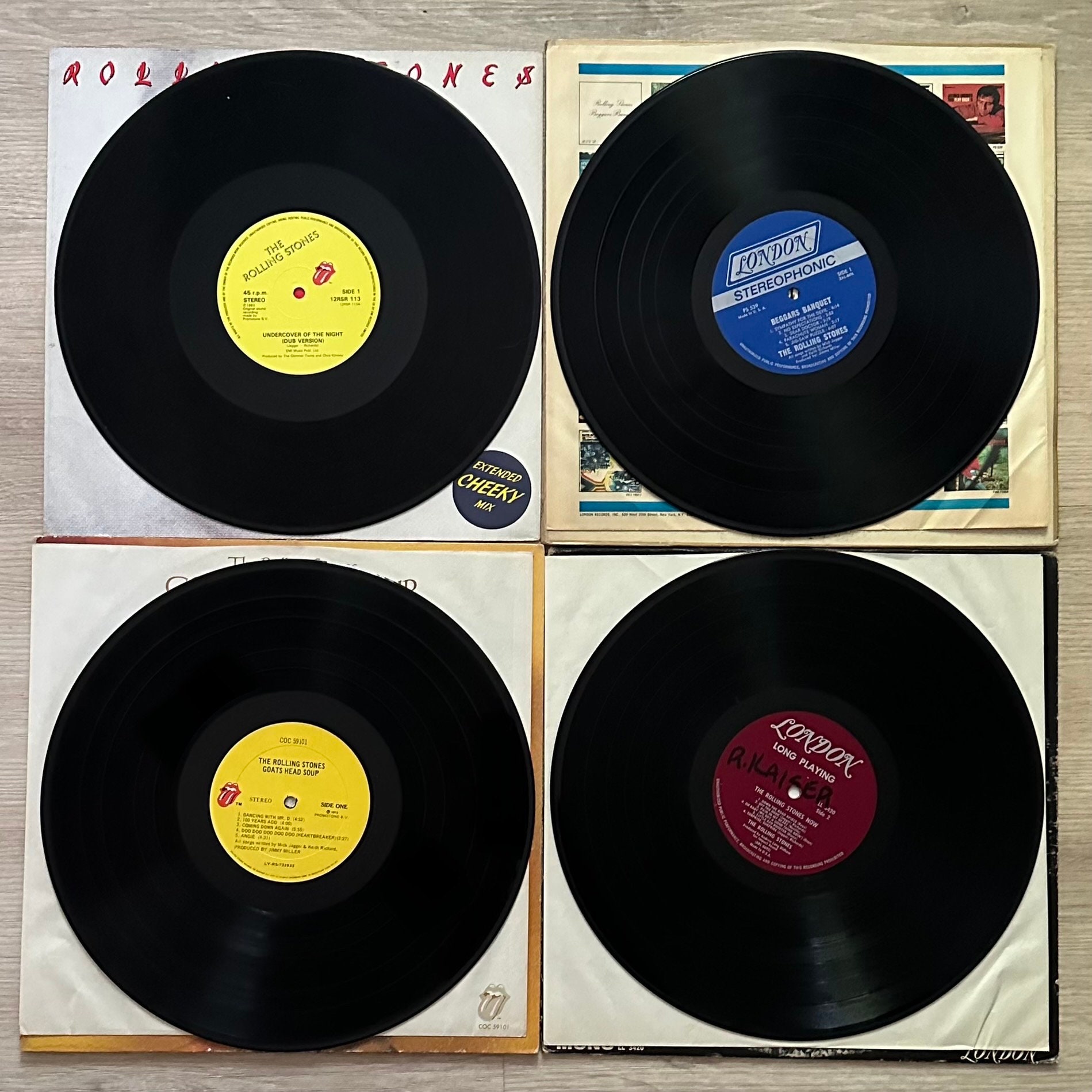 18 Rolling Stones LP Albums Vintage Vinyl Records - Etsy