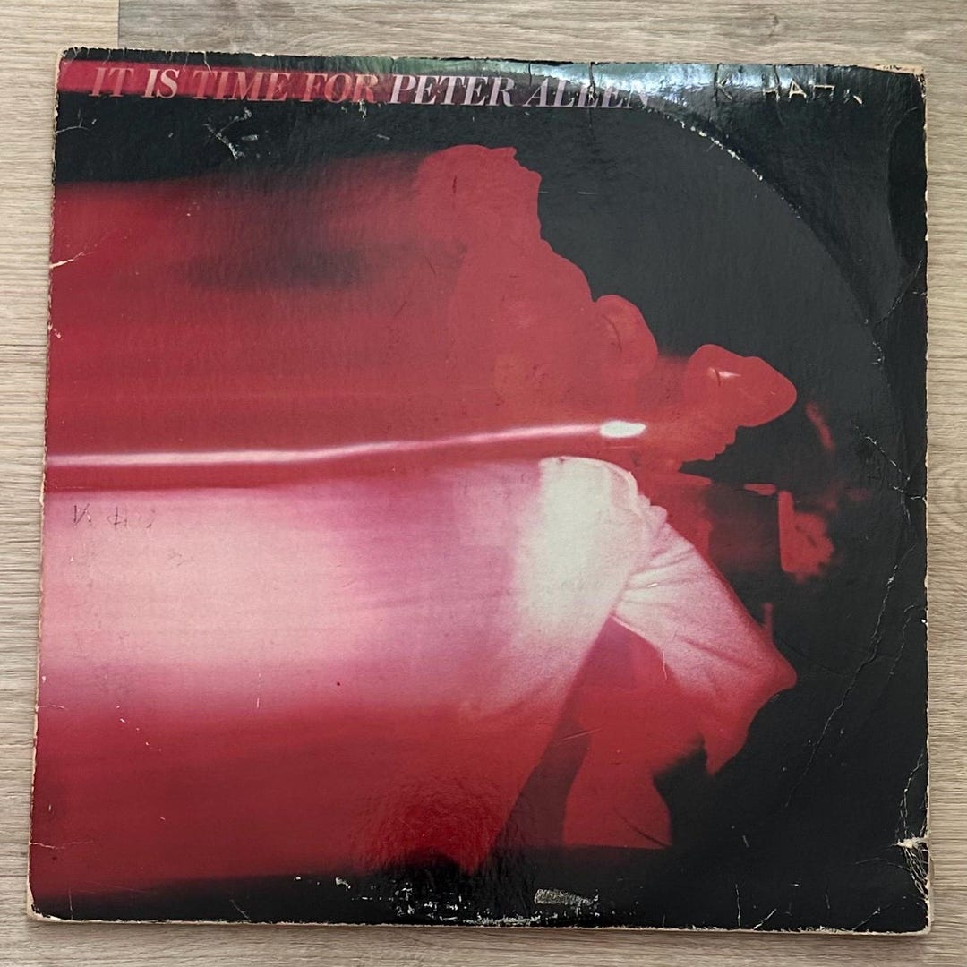 It is Time for Peter Allen by Peter Allen LP Album Vintage Vinyl Record ...